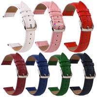 China Eraysun Leather Watch Straps Bamboo Pattern Waterproof Genuine Leather Smart Watch Accessories Bands for sale