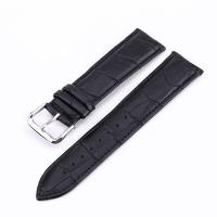 China Classical Bamboo Crocodile PatternLeather Watch Straps Custom Watch Band  20mm 22mm Watch Accessories for sale