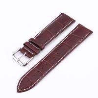 China Classical Bamboo Crocodile PatternLeather Watch Straps Custom Watch Band  20mm 22mm Watch Accessories for sale
