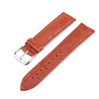China Classical Bamboo Crocodile PatternLeather Watch Straps Custom Watch Band  20mm 22mm Watch Accessories for sale