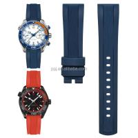 China Eraysun 20 22MM FKM Fluoro Rubber Watch Strap Bands ForOmega Watch Strap Waterproof for Diving and Sports Watch Strap for sale
