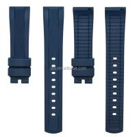 China Eraysun 20 22MM FKM Fluoro Rubber Watch Strap Bands ForOmega Watch Strap Waterproof for Diving and Sports Watch Strap for sale