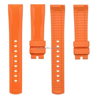 China Eraysun 20 22MM FKM Fluoro Rubber Watch Strap Bands ForOmega Watch Strap Waterproof for Diving and Sports Watch Strap for sale