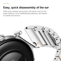 China Eraysun 2025 New Fashion Adjustable18mm Quick-Release Straight Strap Unisex Waterproof Sweat-Resistant Metal Watch Bands for sale