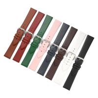 China Eraysun OEM Super Thin Genuine Leather Adjustable Watch Band for Smartwatch 8-24mm Sizes for sale