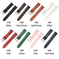 China Eraysun OEM Super Thin Genuine Leather Adjustable Watch Band for Smartwatch 8-24mm Sizes for sale