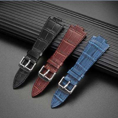 China Eraysun Quick Release Genuine Leather WristWatch Strap for PRX Tisso Watch Strap 12mm 40mm Mens Watches Leather Band for sale