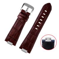 China Eraysun 12mm Quick Release Genuine Leather Wrist Watch Band  PRX Tisso Best Watch Strap With Tools Mens Watches Leather Band for sale