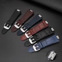 China Eraysun 12mm Quick Release Genuine Leather Wrist Watch Band  PRX Tisso Best Watch Strap With Tools Mens Watches Leather Band for sale