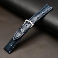 China Bamboo Leather Breathable Watch Band for 10mm 16mm 18mm 20mm 22mm Leather Watch Strap for Men Woman for sale