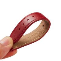 China Eraysun Leather Watch Straps Genuine Leather Color Keeper Head Layer Cowhide Unisex Calf 16 18 19 20 22mm Watch Bands Man Woman for sale