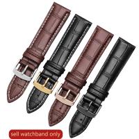 China Eraysun Custom High Quality Genuine Strap Vintage Leather Luxury Wrist Watch Band Leather Watch Strap for sale