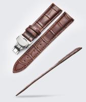 China Eraysun Leather Watch Straps Vintage Watch Tool Kit Butterfly Cow Leather Watch Smart Bands Genuine Leather Strap 12-24MM for sale