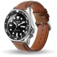 China Eraysun Leather Watch Straps ODM Cutting Genuine Leather Wrap Watch Bands Quick Release 18mm/20mm/22mm Watch Belt for sale