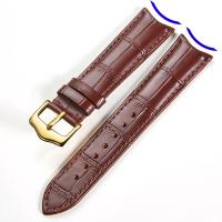 China Eraysun Leather Watch Straps Custom Soft Leather 19mm 20mm 21mm 22mm Stainless Steel Buckle Watch Accessories Watch Band for sale