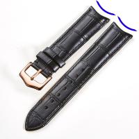 China Eraysun Leather Watch Straps Custom Soft Leather 19mm 20mm 21mm 22mm Stainless Steel Buckle Watch Accessories Watch Band for sale