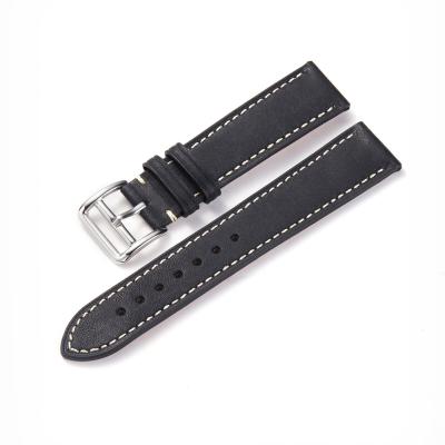 China Eraysun Vintage  Matte Tanned  Leather Watch Straps Custom  20mm 22mm Watch Accessories Watch Bands for sale