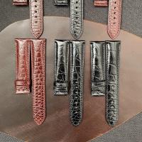 China Eraysun Crocodile Leather Watch Straps Custom Watch Band  Genuine Leather Bracelet 18mm 19mm 20mm 21mm 22mm for sale