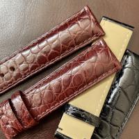 China Eraysun Crocodile Leather Watch Straps Custom Watch Band  Genuine Leather Bracelet 18mm 19mm 20mm 21mm 22mm for sale