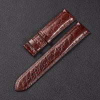 China Eraysun Crocodile Leather Watch Straps Custom Watch Band  Genuine Leather Bracelet 18mm 19mm 20mm 21mm 22mm for sale