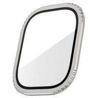 China ERAYSUN Aluminum Screen Protector Tooth Pattern Tempered Glass for Apple Watch Ultra 2 49mm for sale