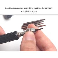China Eraysun Screwdriver Set Mini Portable Slotted Crossed Screwdriver Glasses Camera Computer Watch Repair Tools Kit Watchmaker Tool for sale