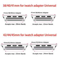China Eraysun Connector Adapters for Apple Watch Series Band Connector I Watch 7/6/5 /4/3/2/1 Adapter Stainless Steel Accessories for sale