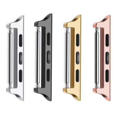 China Eraysun Connector Adapters for Apple Watch Series Band Connector I Watch 7/6/5 /4/3/2/1 Adapter Stainless Steel Accessories for sale