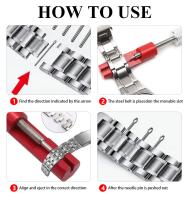 China Eraysun Watch Strap Repair Tools Watch Adjustment Repair Tool Kit for Stainless Steel Metal Watch Band & Parts for sale