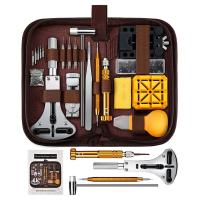 China Eraysun 149 Pcs Professional Watch Battery Tools PU Leather Carrying Bag Watch Repair Tool Kit Watchmaker Link Pin Remover Set for sale