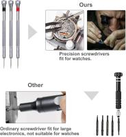 China Eraysun 31 PCS Watch Repair Tool Kit Set Watch Link Pin Remover Shell Opener Spring Bar Remover Watch Battery Replacement Strap for sale
