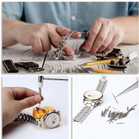 China Eraysun 148 PCS Watch Repair Tool Kit Set Watch Link Pin High Quality Multi-Function Carrying Bag Watch Battery Replacement Band for sale
