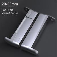 China Eraysun for Fitbit Versa 3 Solid Smart Watch Parts Stainless Steel Watch Band Strap Connector Adapter 20mm 22mm for sale