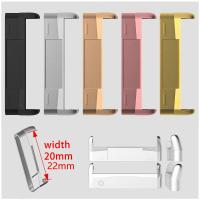 China Eraysun for Fitbit Versa 3 Solid Smart Watch Parts Stainless Steel Watch Band Strap Connector Adapter 20mm 22mm for sale