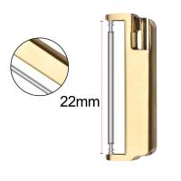 China Eraysun for Fitbit Versa 22mm Metal Connector Adapter Replacement Stainless Steel Adapter Bracelet Watch Strap Accessories for sale