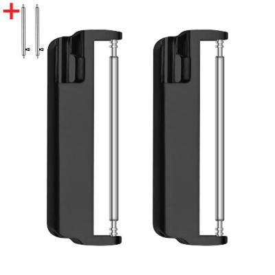 China Eraysun for Fitbit Versa 22mm Metal Connector Adapter Replacement Stainless Steel Adapter Bracelet Watch Strap Accessories for sale