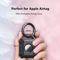 China Eraysun TPU Waterproof for Air Tag Keychain Holder Protective Tracker Dog Silicone Case Screw Full Cover for Apple AirTag Case for sale