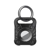 China Eraysun for Airtag Holder Silicone Case Protector Cover With Metal Keychain Anti-Scratch Fall Cover for Airtag Accessories Case for sale