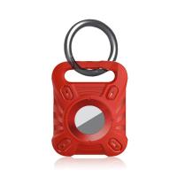 China Eraysun for Airtag Holder Silicone Case Protector Cover With Metal Keychain Anti-Scratch Fall Cover for Airtag Accessories Case for sale