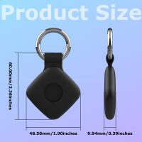 China Eraysun for Tile Mate 2022 2024 Tracker Anti-Scratch Finder Key Ring Silicone Tile Keychain for Pets Keys Bags Protective Cover for sale