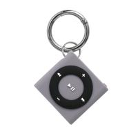China Eraysun Keychain for Air Tag Durable Silicone Anti-Scratch Mp3 Shaped Protective Cover Custom for Airtag Holder Bumper Case for sale
