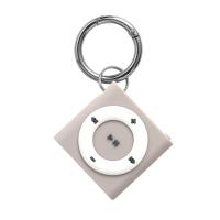 China Eraysun Keychain for Air Tag Durable Silicone Anti-Scratch Mp3 Shaped Protective Cover Custom for Airtag Holder Bumper Case for sale