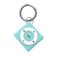 China Eraysun Keychain for Air Tag Durable Silicone Anti-Scratch Mp3 Shaped Protective Cover Custom for Airtag Holder Bumper Case for sale