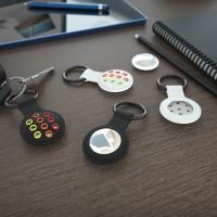 China Eraysun Keyrings Protective Silicone Case Cover Anti-lose Pets Tracker Case for Air Tags Accessories Case Cover Accessory for sale