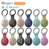China Eraysun Keyrings Protective Silicone Case Cover Anti-lose Pets Tracker Case for Air Tags Accessories Case Cover Accessory for sale