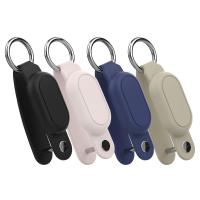China Eraysun Silicone Cover for Samsung Galaxy SmartTag 2 Locator Tracker Case Keychain Anti-Scratch Protective Skin Cover Holder for sale