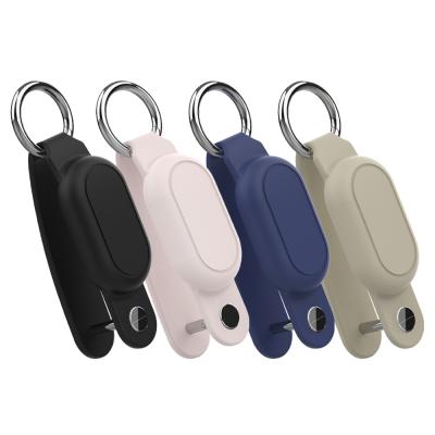 China Eraysun Silicone Cover for Samsung Galaxy SmartTag 2 Locator Tracker Case Keychain Anti-Scratch Protective Skin Cover Holder for sale