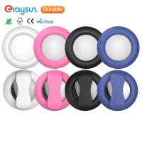 China Eraysun Silicone Shockproof & Waterproof Sports Design Air Tag Cases and Key Rings Holder for Keys Luggage and More for sale