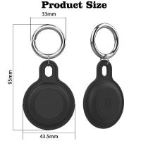 China Eraysun Case for Airtags Holder Silicone Keyring Case TrackerChain Locator Finder Accessories Anti-lost for sale