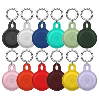 China Eraysun Case for Airtags Holder Silicone Keyring Case TrackerChain Locator Finder Accessories Anti-lost for sale